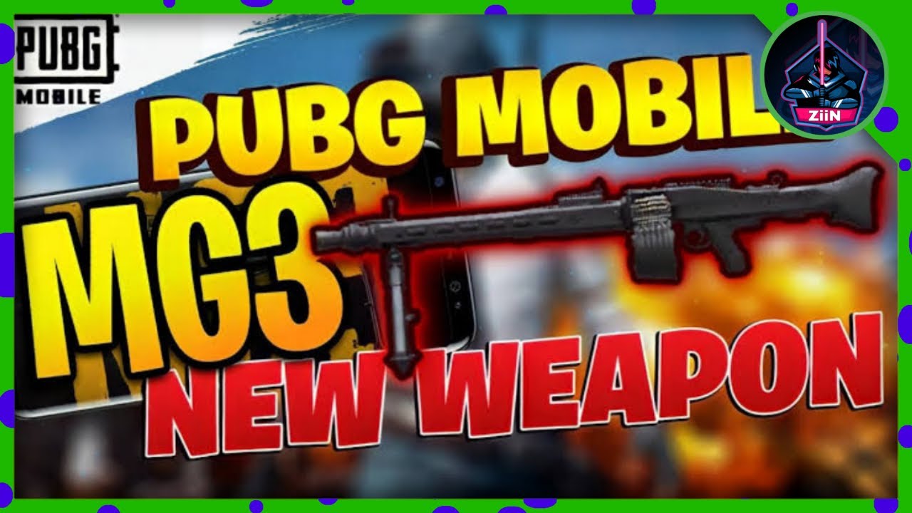 NEW MG3 LIGHT MACHINE GUN GAMEPLAY | PUBG MOBILE - YouTube