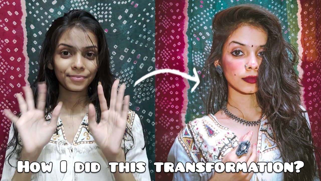 Elegant Navratri Makeup Look | Simple Navratri Look - YouTube