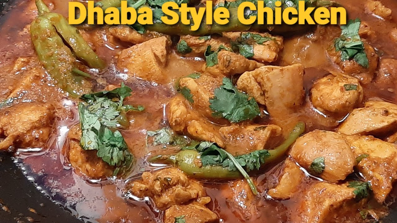 Dhaba Style Chicken - YouTube
