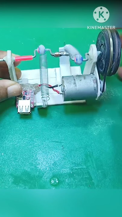 Build Flywheel Spring Machine Make Electricity Free Energy Generator ...