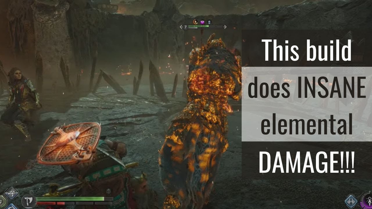 God of War Ragnarok - The Elemental Damage Build - YouTube