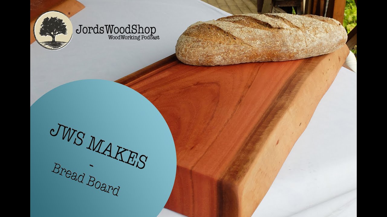 JWS Makes: Raw Edge Breadboard - YouTube