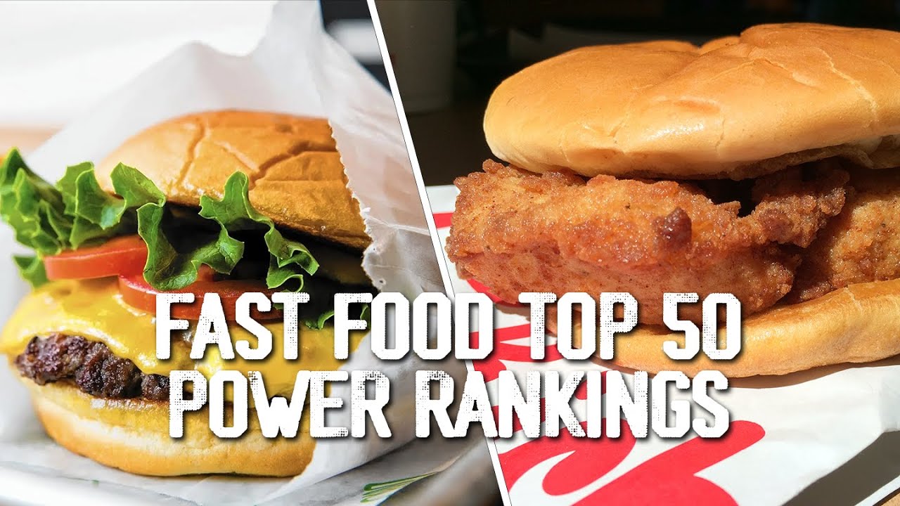 Fast Food Top 50 Power Rankings: There's A New No. 1 - YouTube