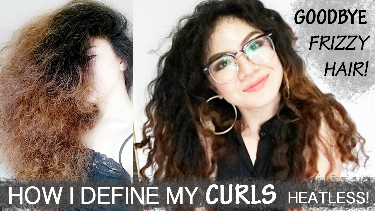 HEATLESS CURL SERIES #1 - How To : Define Your Curls - Cara Curl Rambut ...