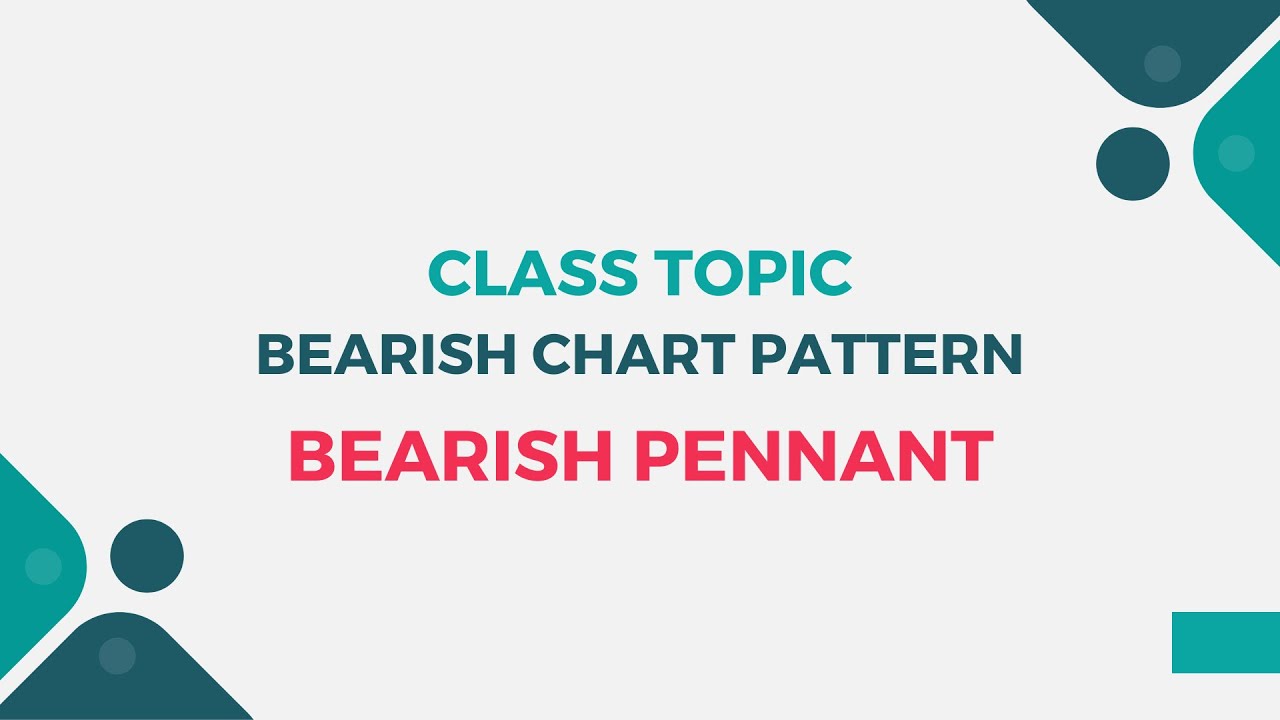 Bearish Price Action Chart Pattern 6 - Bearish Pennant | Technical ...