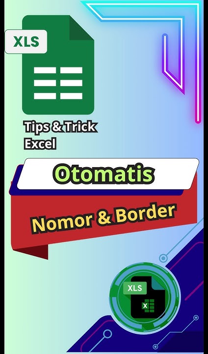 Tips Excel Membuat Nomor dan Border Otomatis #shorts #tutorial #excel #tutorialexcel # ...