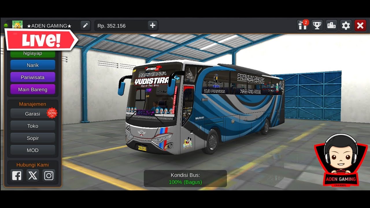 Live Streaming Bus Simulator Indonesia Mabar Konvoi #bussid # ...