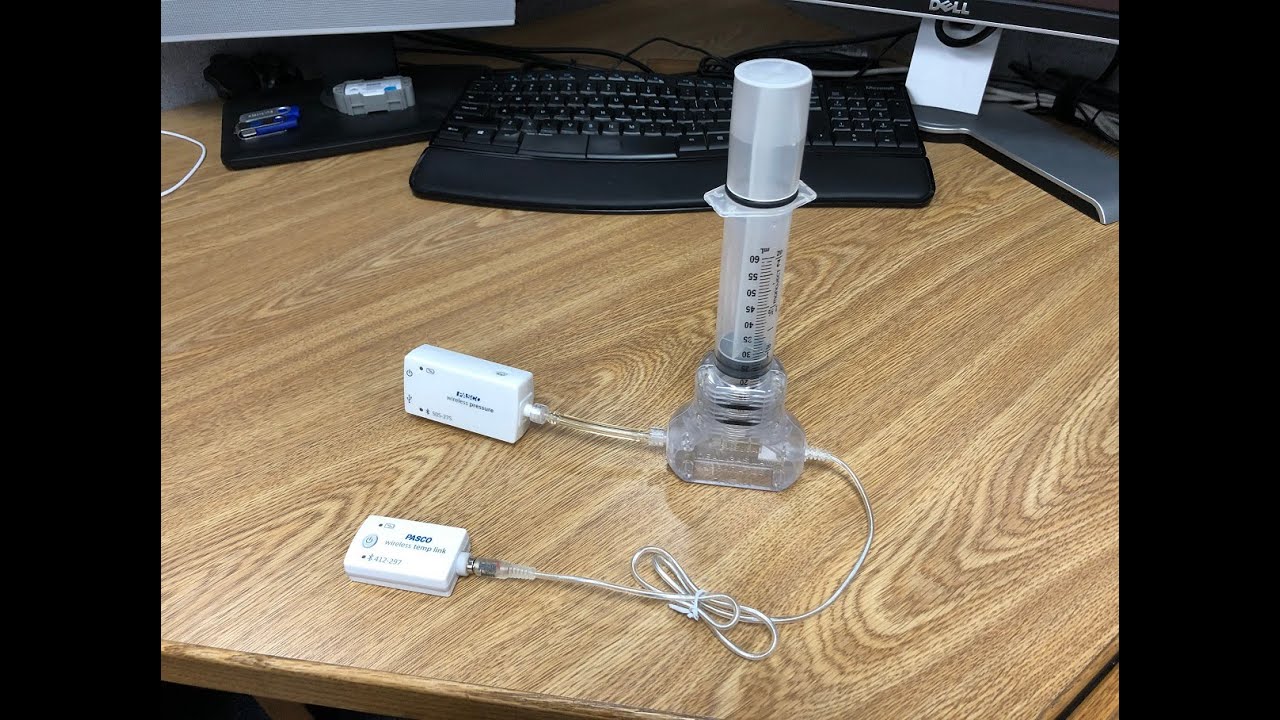 Ideal Gas Law and Boyle's Law using PASCO Sensors - YouTube