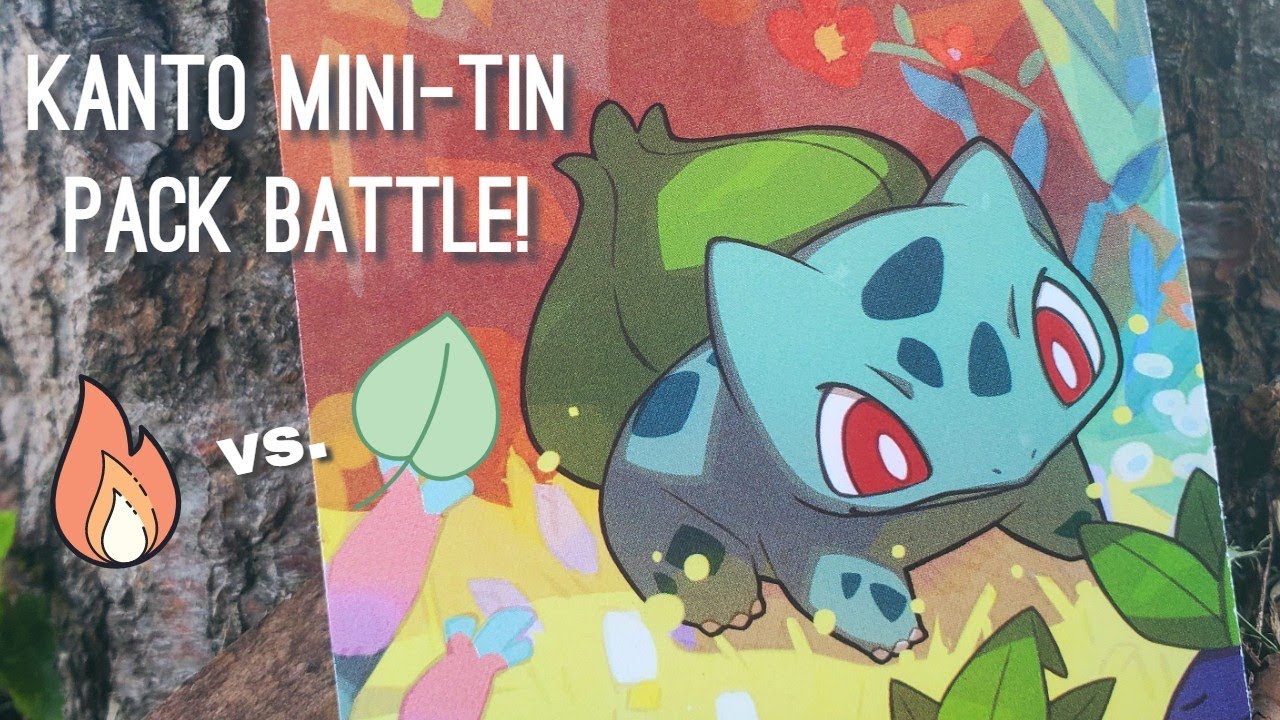 Charmander vs Bulbasaur! Kanto Mini-Tin pack battle! - YouTube