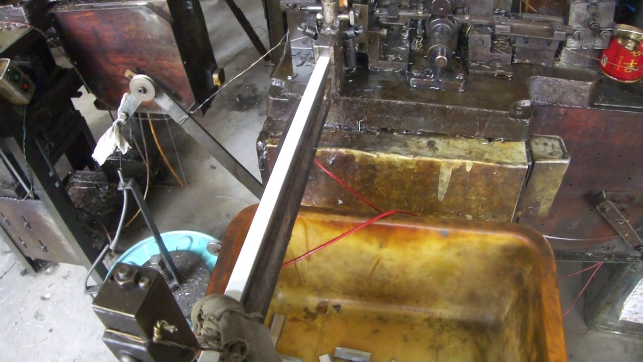 singular wire feeding type staples pin making machine simple operation ...
