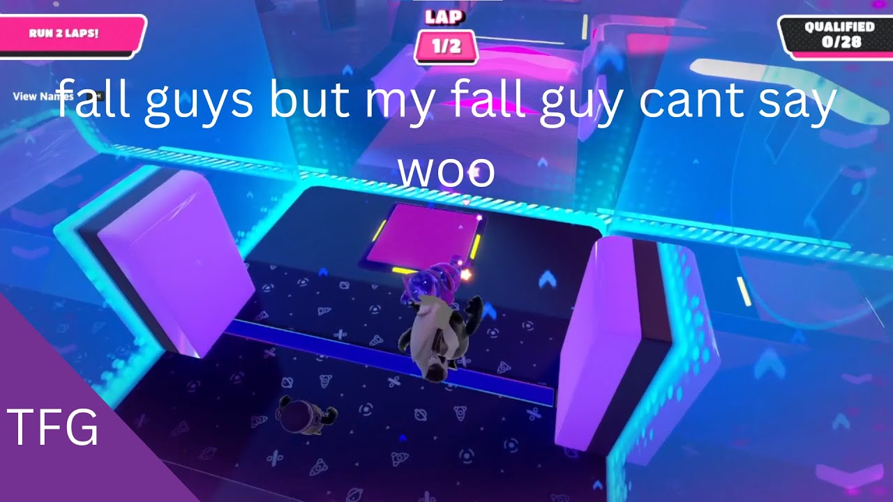 fall guys but my fall guy cant say woo - YouTube