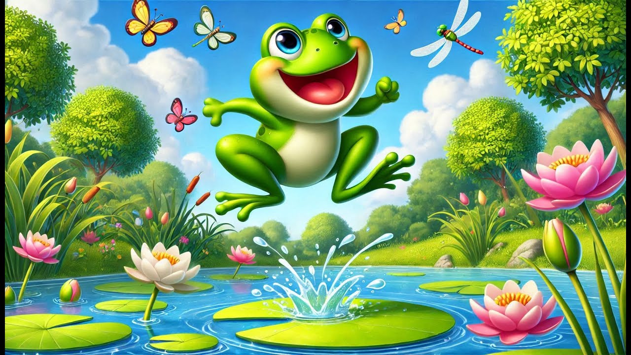 Green Frog Song | Fun Kids Song | Jump, Splash & Sing Along! 🐸🎶 - YouTube