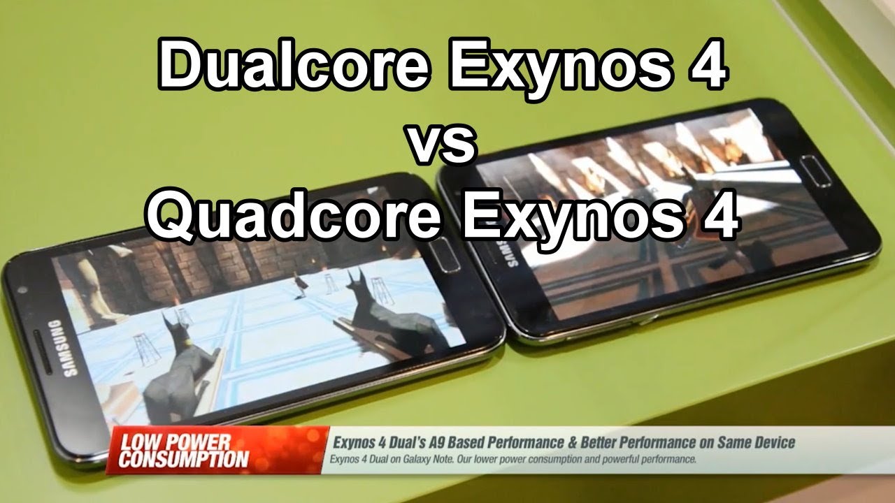 Samsung Exynos 4 and Exynos 5 - Tech demo of the Dualcore and Quadcore ...