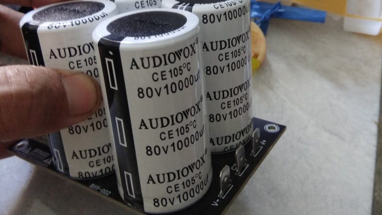 unboxing paket psu audio vox 10.000 uf 80v - YouTube