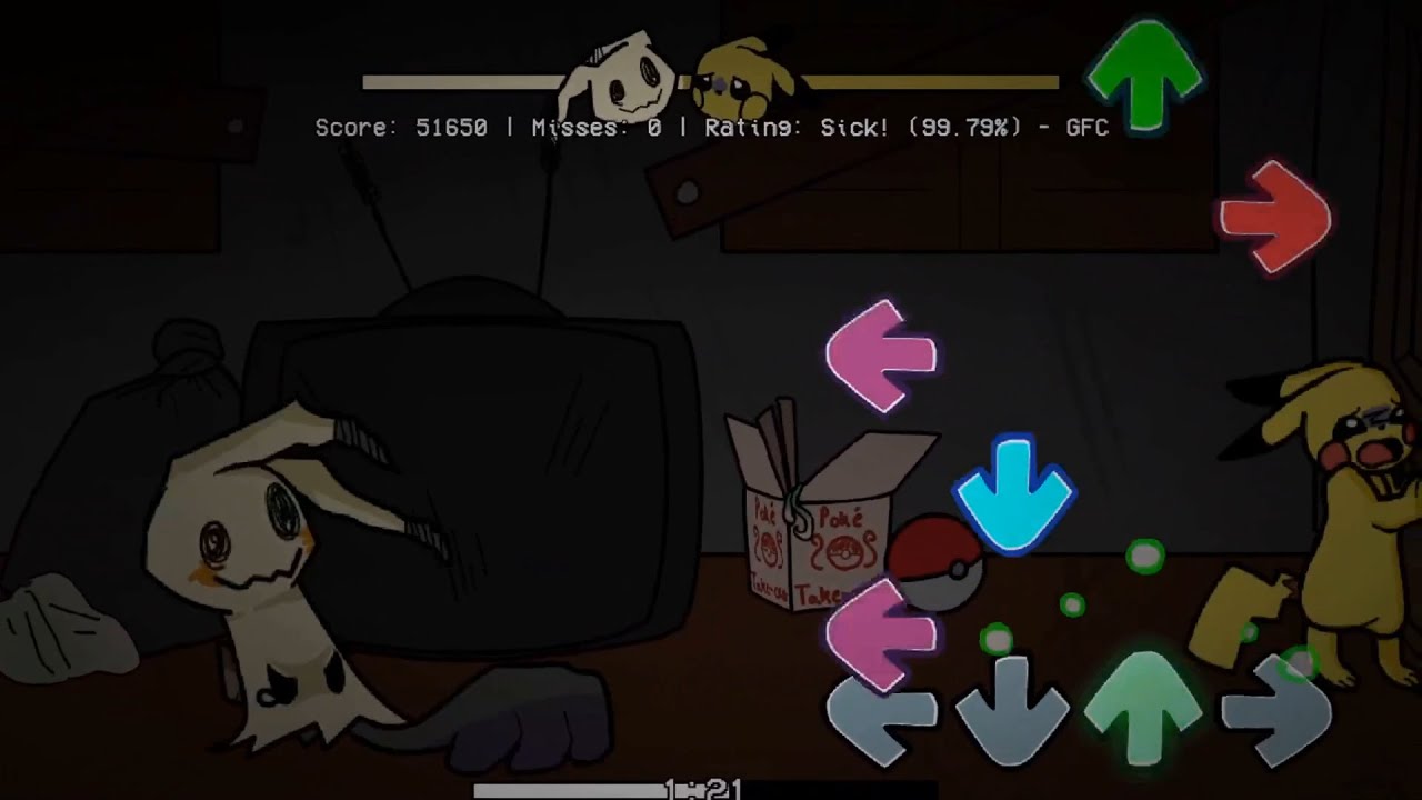 FNF - The Haunted Pokedex - Reflection (Pikachu vs Mimikyu) (composed ...