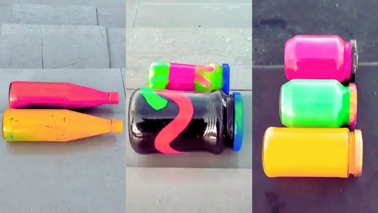 Breaking Glass Bottles | Crushing Crunchy Soft Sounds | Rolling bottles ...