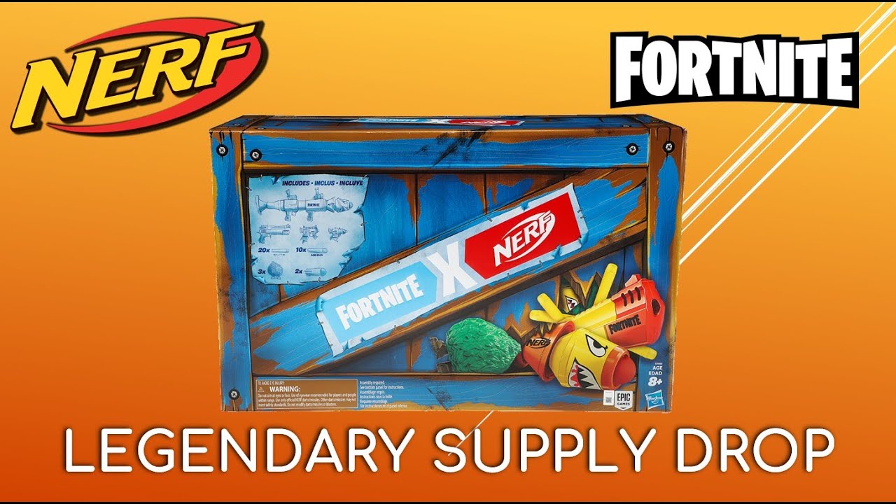 [REVIEW] Nerf Fortnite Legendary Supply Drop | Give Me More Loot! - YouTube