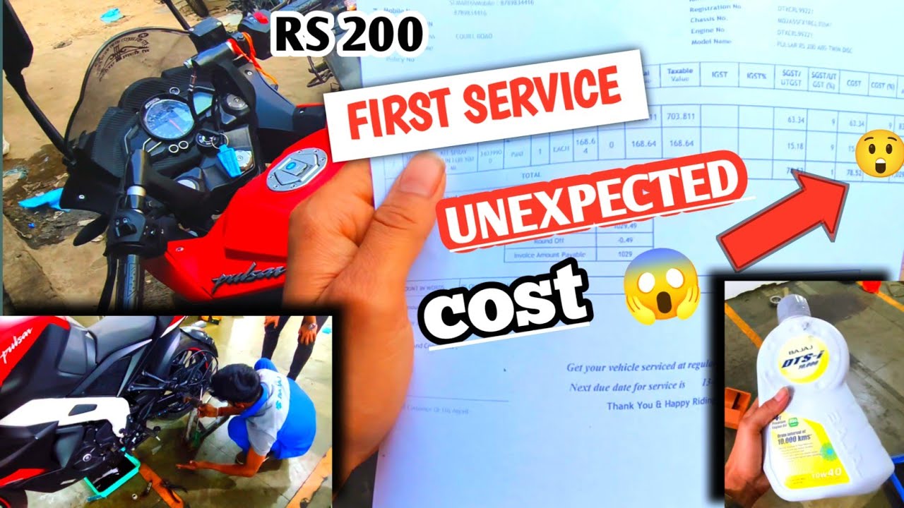 Rs 200 bs 6😍 1st Service Cost ? 2024 😱 || Finally Rs 200 Ki Service Ho ...
