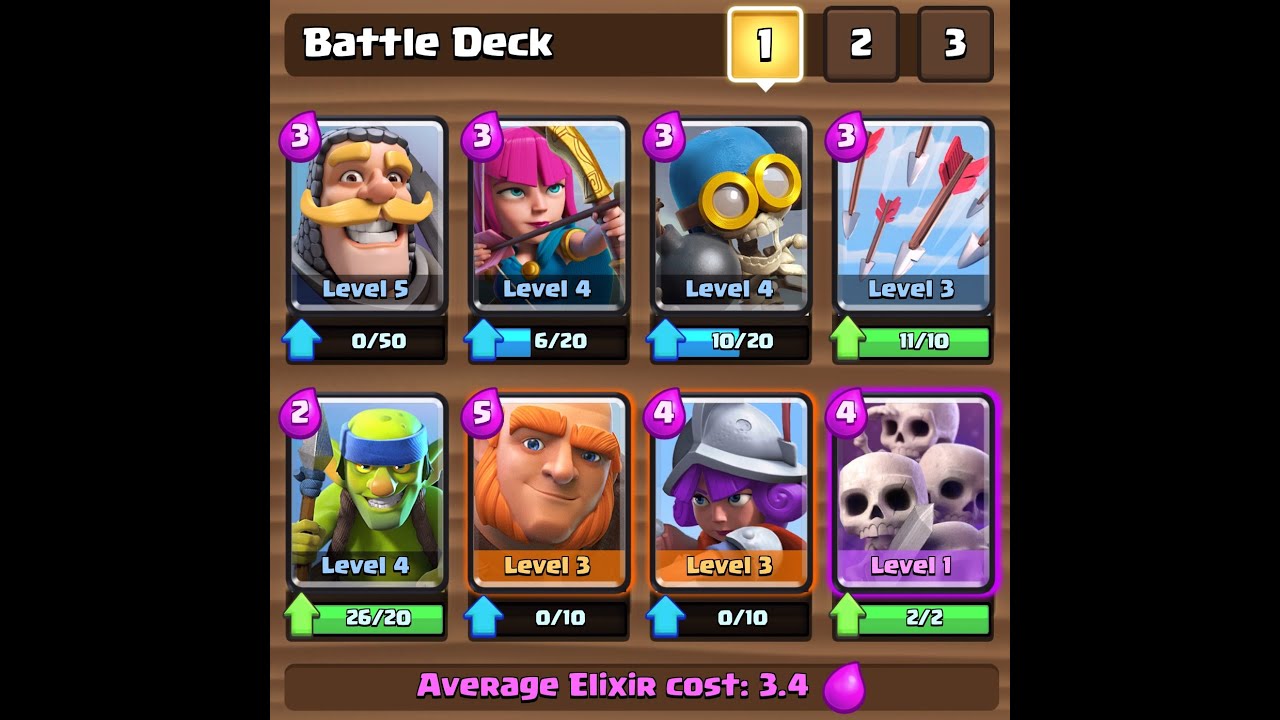 Clash Royale for Beginners | First win in Bone Pit Arena 2 | Giant a ...