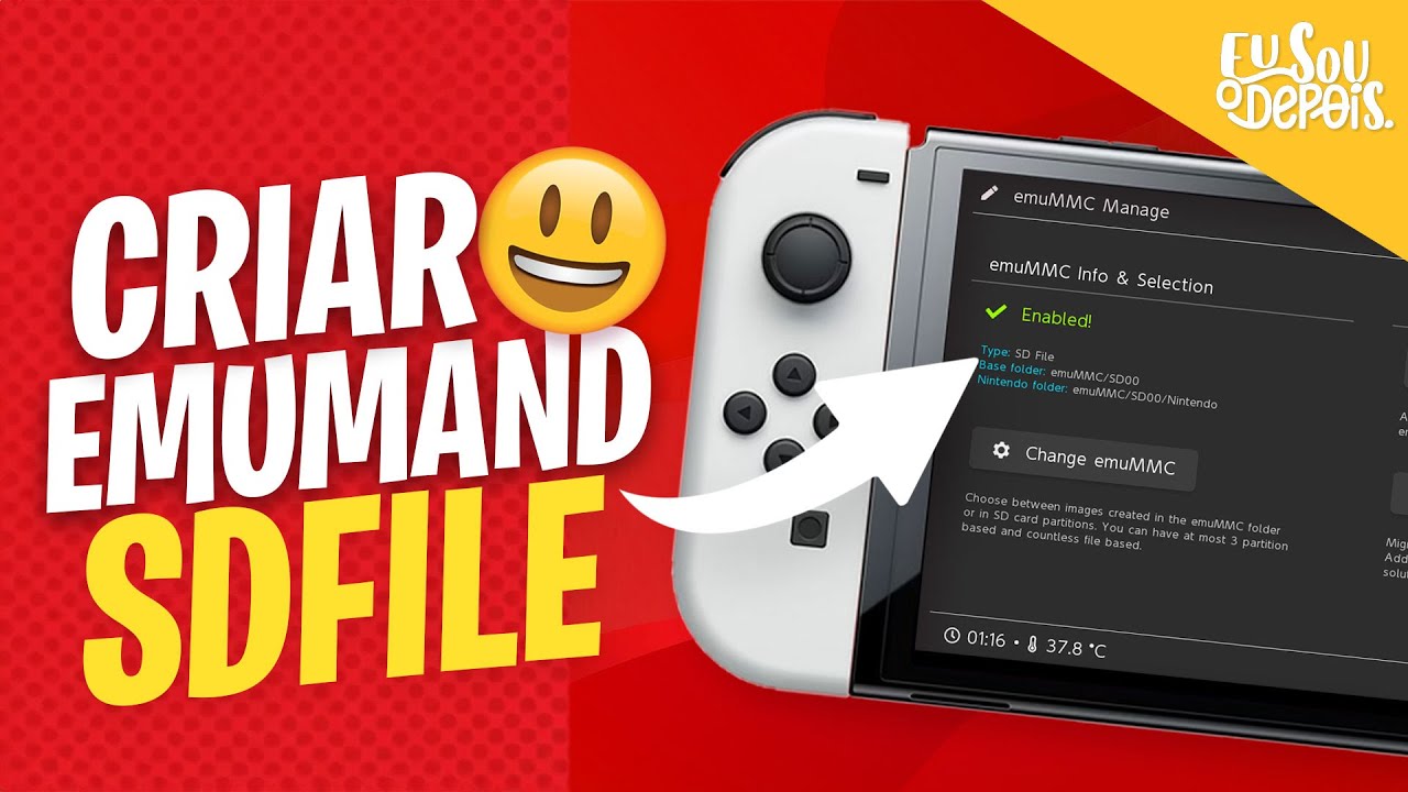 CRIAR EMUNAND SD FILE NO SWITCH (DESBLOK) - YouTube
