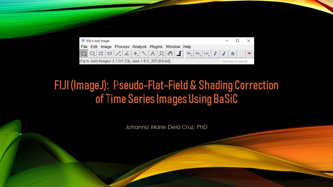 FIJI ImageJ Pseudo Flat Field Shading Correction Of Time Series Images Using BaSiC YouTube FIJI ImageJ Pseudo Flat Field Shading Correction Of Time Series Images Using BaSiC YouTube