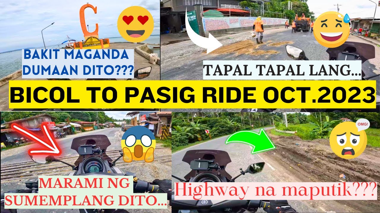 Bicol to Pasig Ride October 2023/CALAUAG, QUEZON/Road Updates Before ...