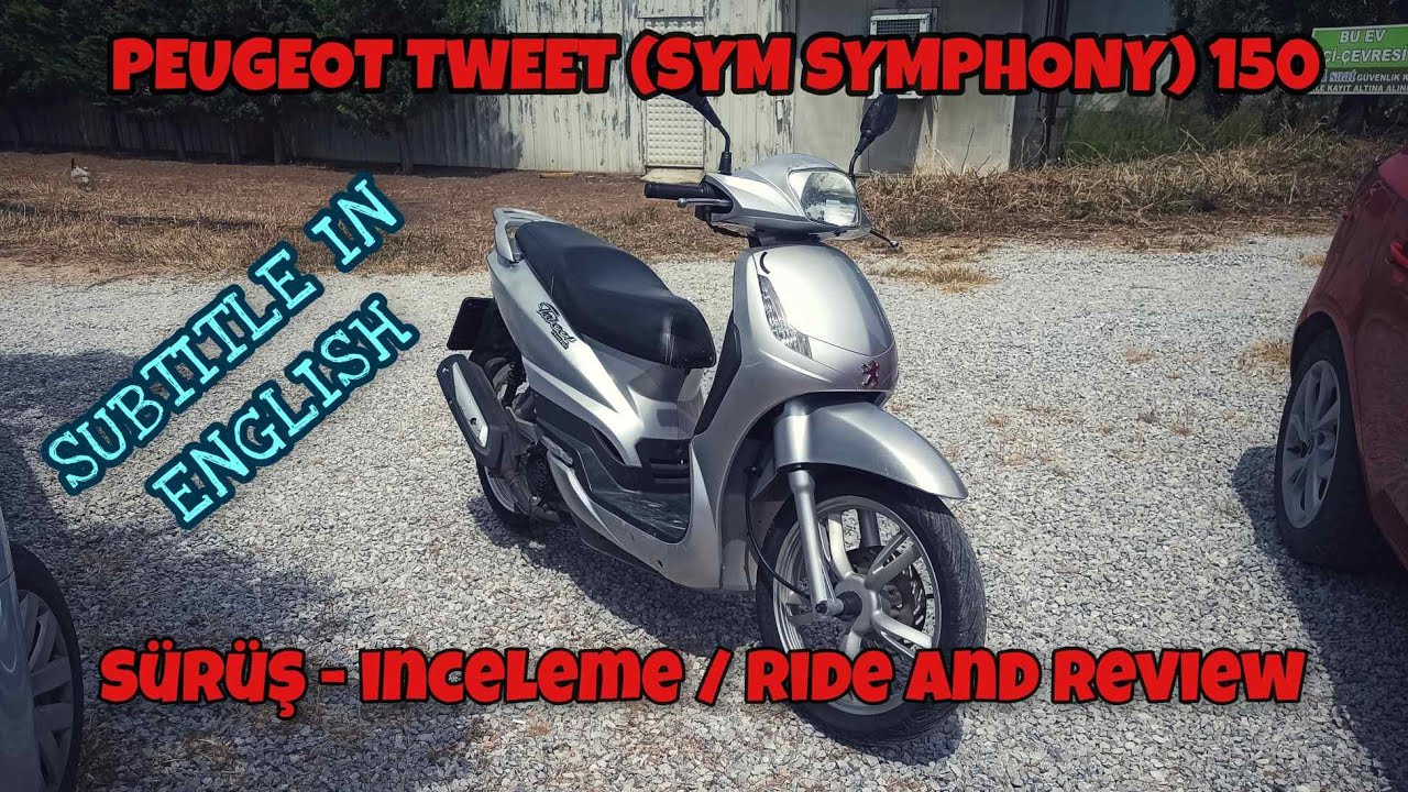 Peugeot Tweet (SYM Symphony) 150 | Sürüş - İnceleme | Doğanbey - Karina ...