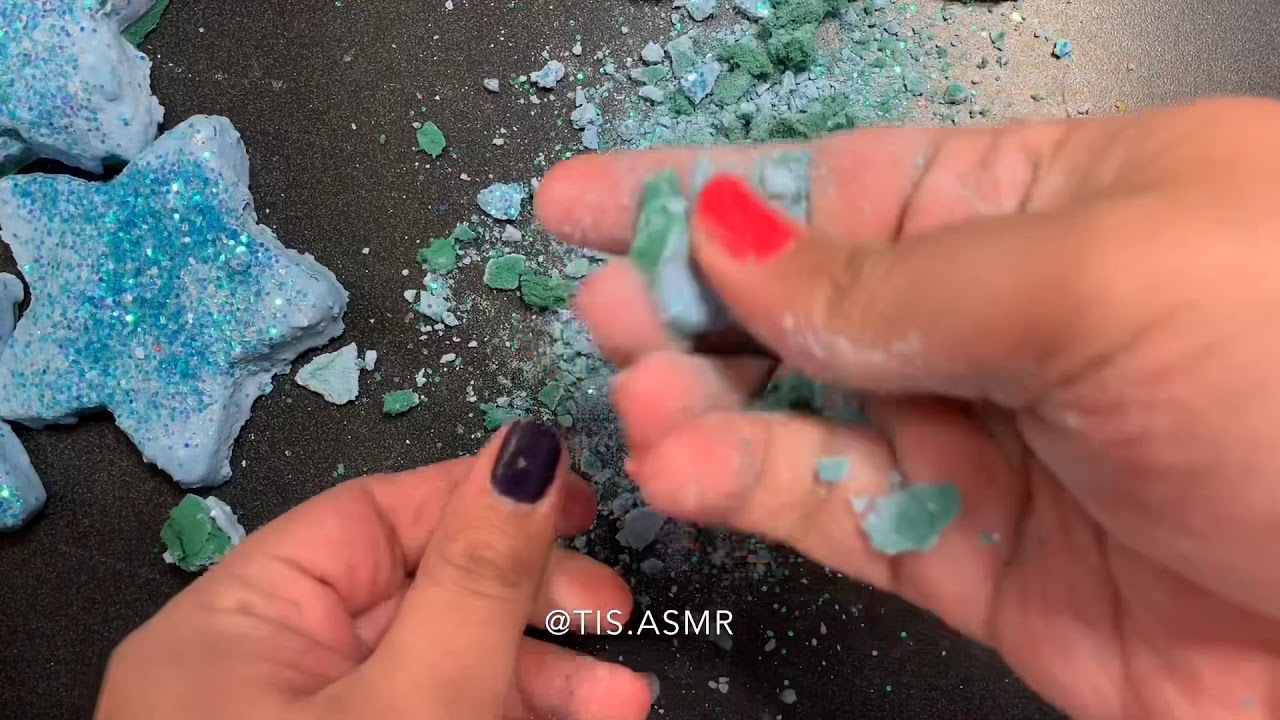 THICK PASTE BLUE FLORAL FOAM STARS - YouTube