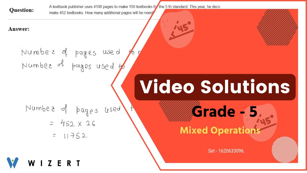 Mathematics Mixed Operations Questions For Grade 5 With Answers Set mathematics-mixed-operations-questions-for-grade-5-with-answers-set