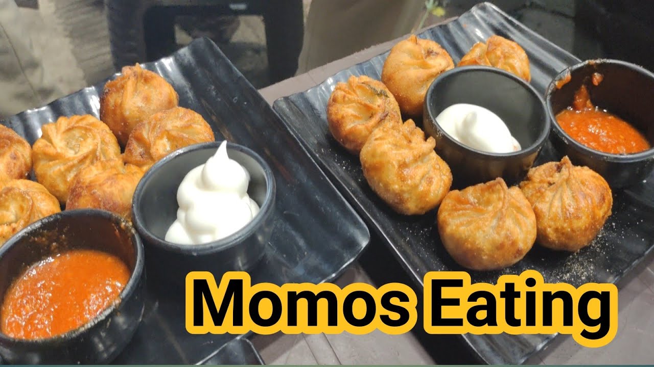 Momos Eating In Indore | Eating challenge a | Veg momos - YouTube