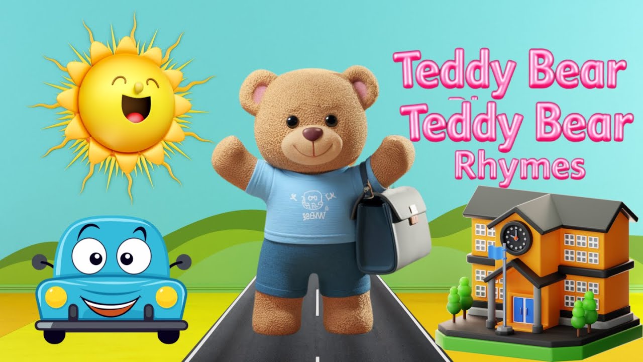 Teddy Bear Song with Lyrics | Baby & Kids song | Teddy Bear Teddy Bear ...