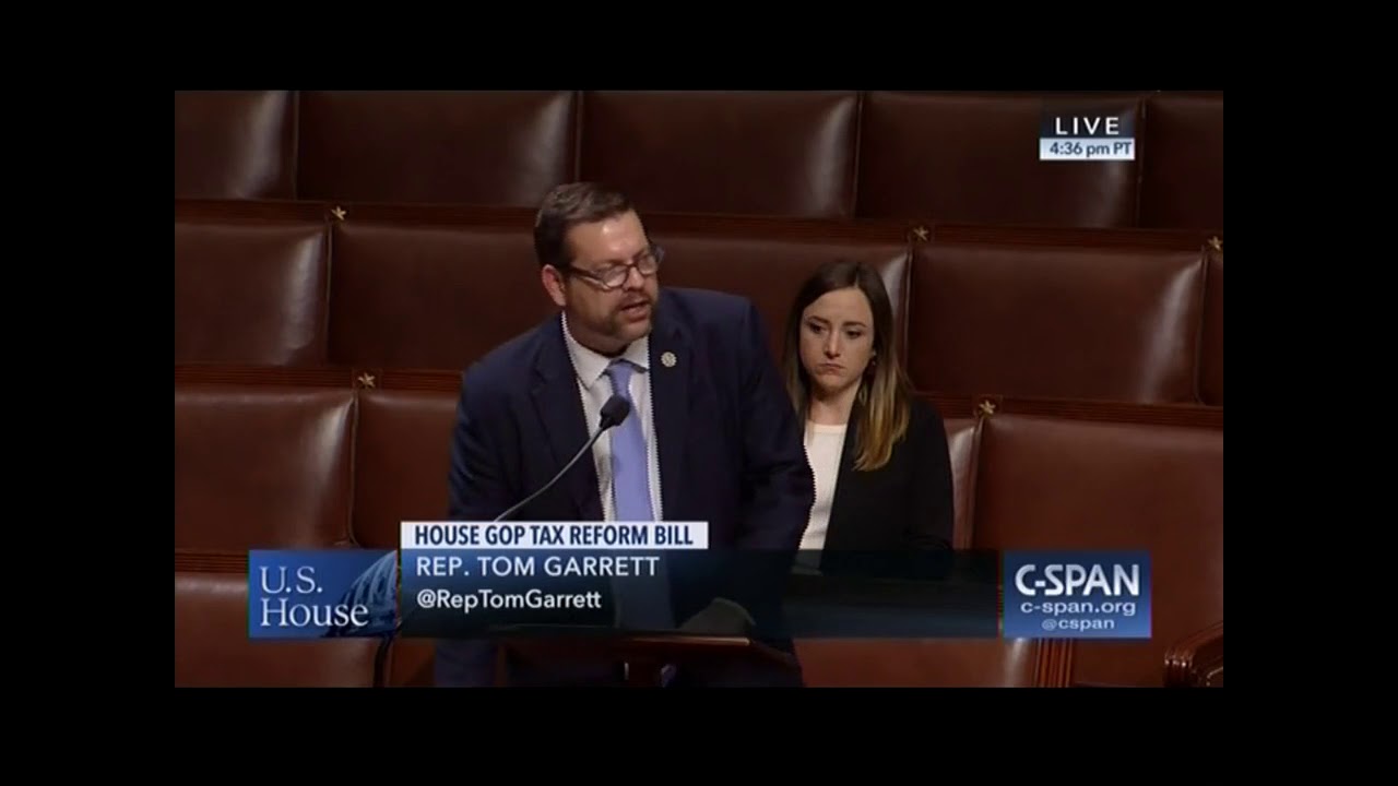 U.S. Rep. Tom Garrett (R-VA) Speaks Out About H.R. 1, The Tax Cuts and ...