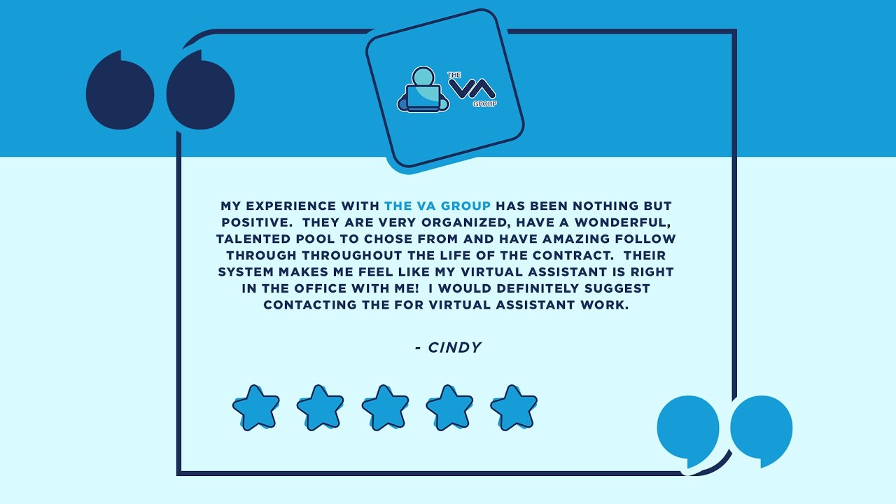 My experience with the VA Group has been nothing but positive. - YouTube