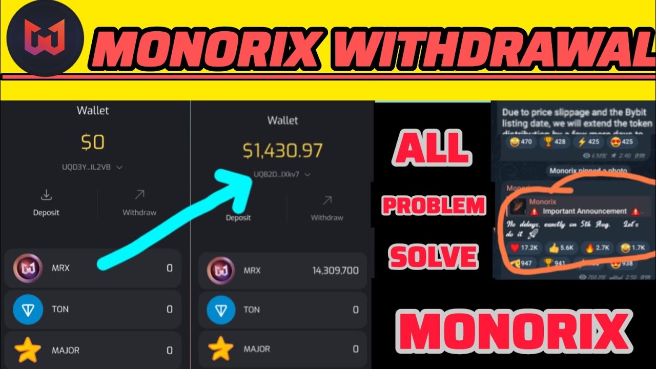 Monorix Token Not show your wallet || $MRX Token withdraw| Monorix ...