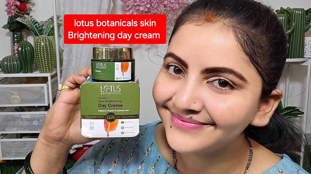 Lotus 🪷 botanicals skin Brightening day cream with vitamin c spf 25 pa ...