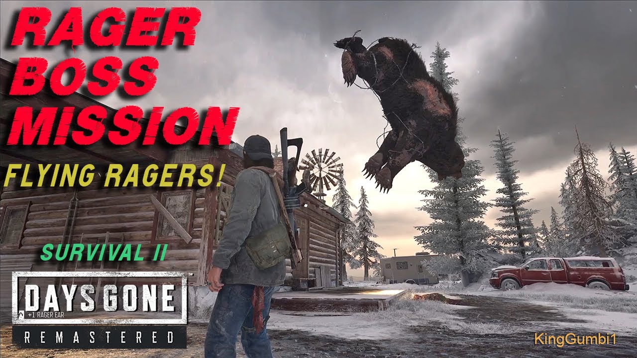 Rager Boss Mission - Flying Ragers! - Days Gone Remastered - YouTube