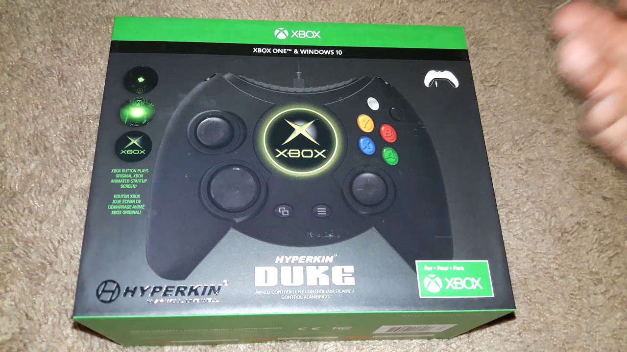 Hyperkin Duke Wired Controller for Xbox One & Windows 10 SuperJaMAalRIO ...