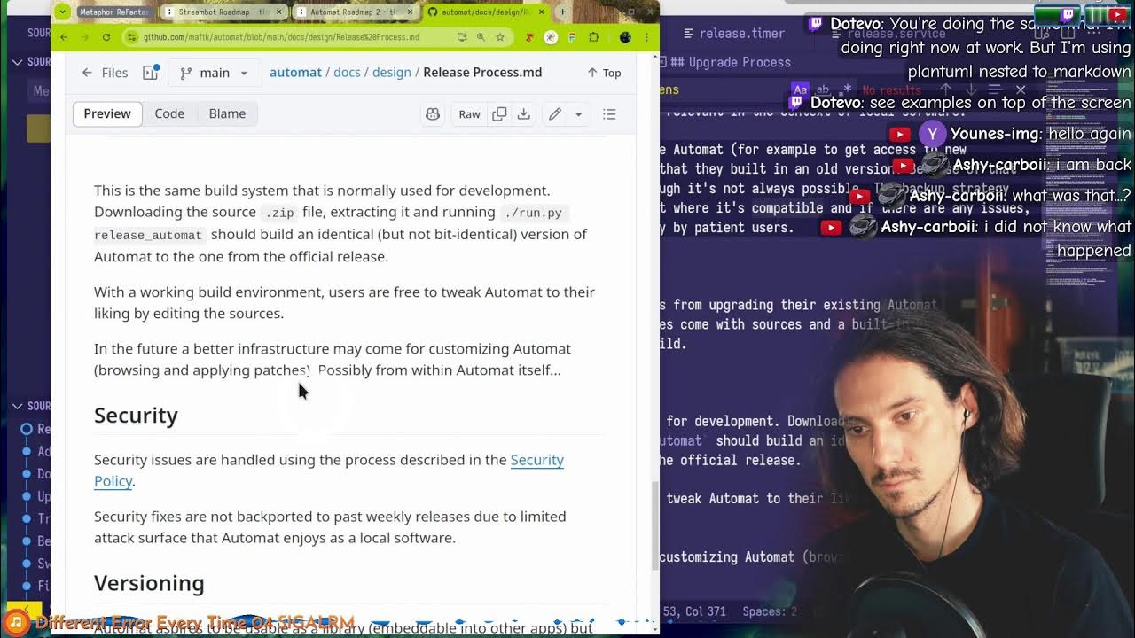 Release process finetuning 🕹️ AUTOMAT Live-Coding - YouTube