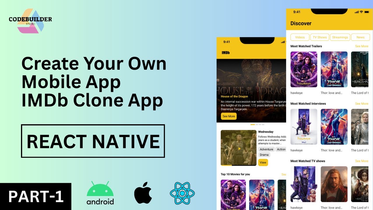 Movie Rating App clone | React Native | Android | IOS - YouTube