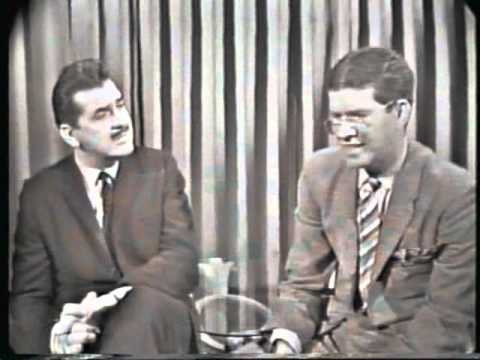 Ernie Kovacs and Joe Mikolas in "Welcome Transients" ABC-TV Network ...
