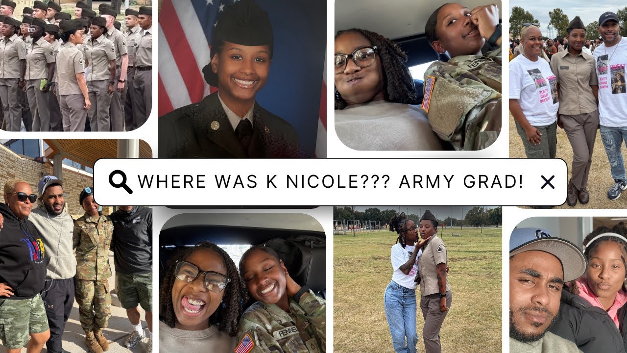 MY SISTER GRADUATED FROM BASIC TRAINING🪖: Army Graduation + Traveling ...