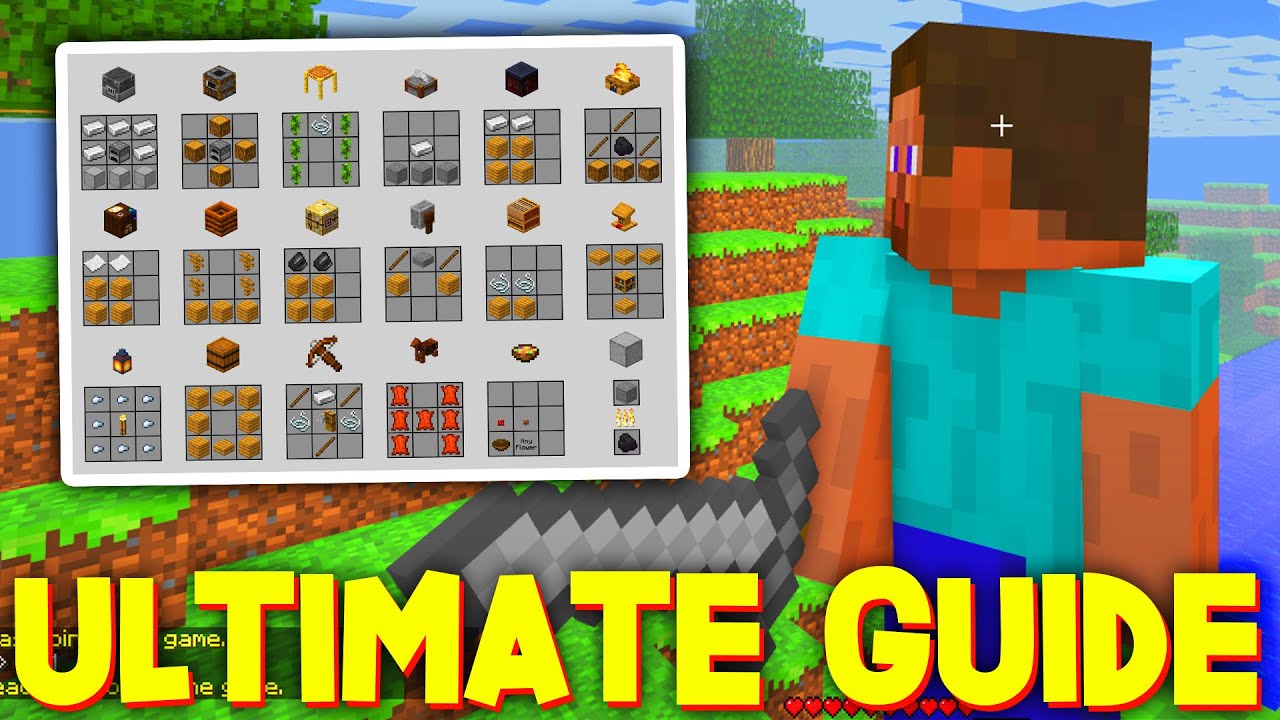 Roblox: Mine_craft Beta 1.0 GUIDE! (Crafting Recipes, How To Play ...