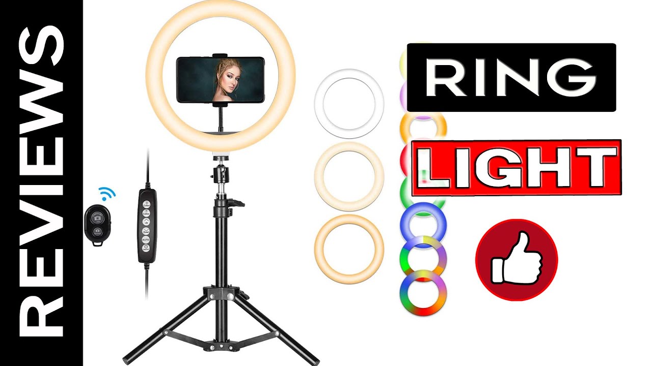 10 inch Ring Light with Stand - Review - YouTube