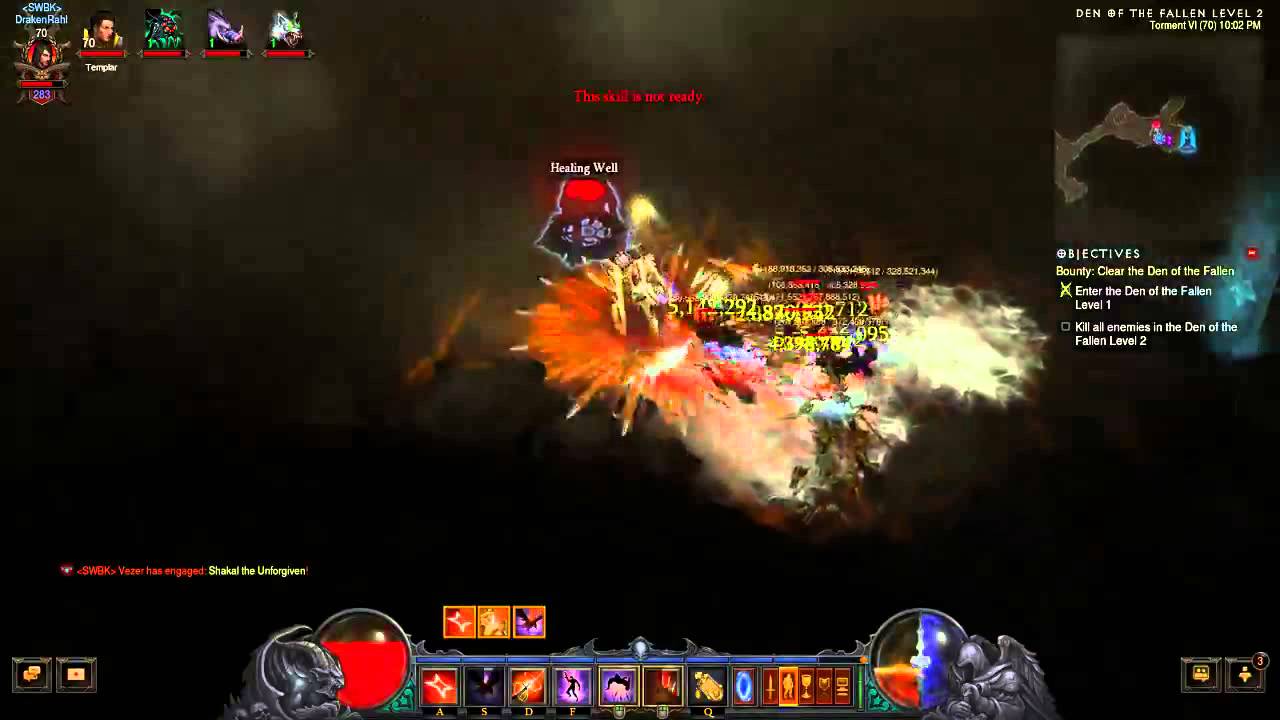 Melee Demon Hunter - T6 Den of the Fallen - YouTube