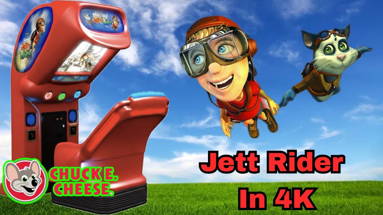 Chuck E Cheese Jett Rider in 4K: All Rides (Chuck E Cheese Roller ...