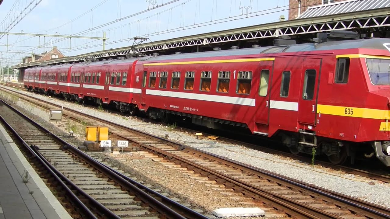 Schone NMBS MS75 835 vertrekt naar station Puurs! - YouTube