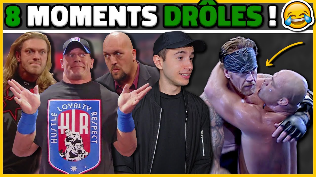 8 moments DRÔLES à la WWE ! - YouTube
