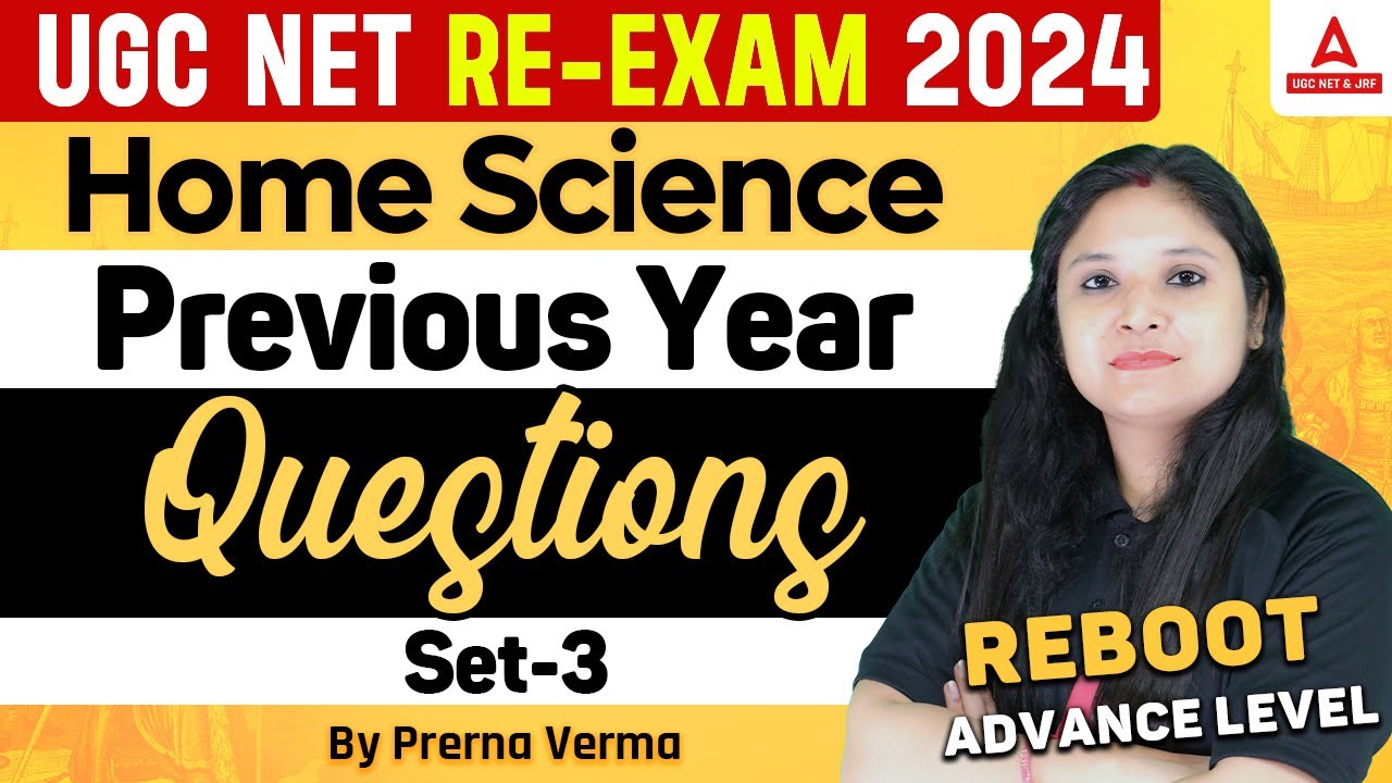 UGC NET Home Science Previous Question Papers #3 | UGC NET Home Science By Prerna Ma'am - YouTube