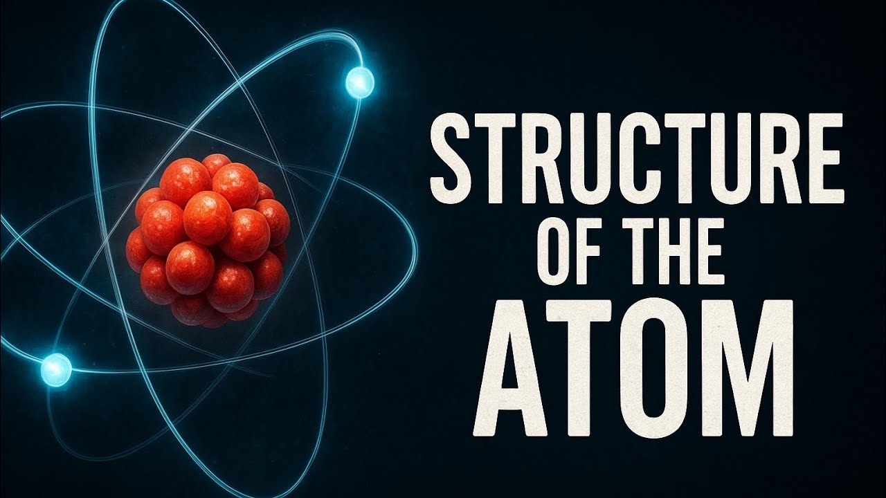 Structure of Atom in 6 Minutes | Super Easy Explanation for Class 9 ...
