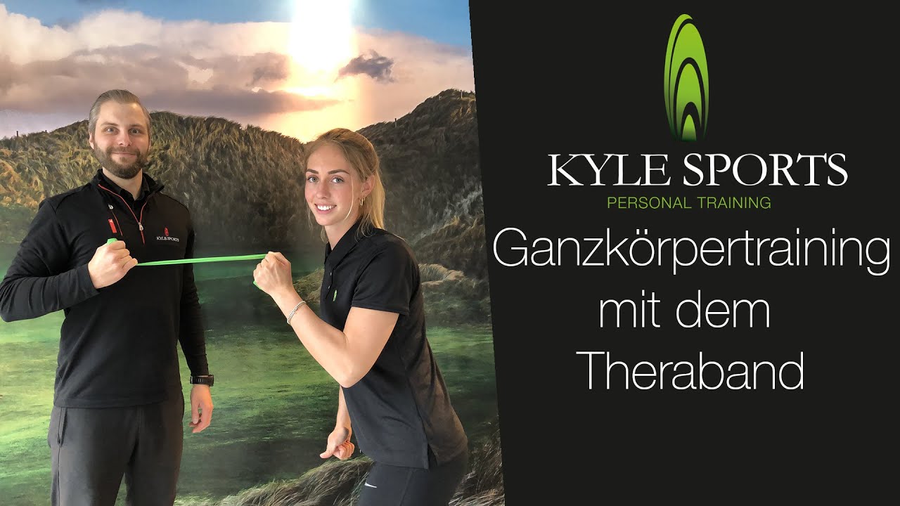 KYLE Sports Training // Ganzkörpertraining nur mit dem Theraband - YouTube